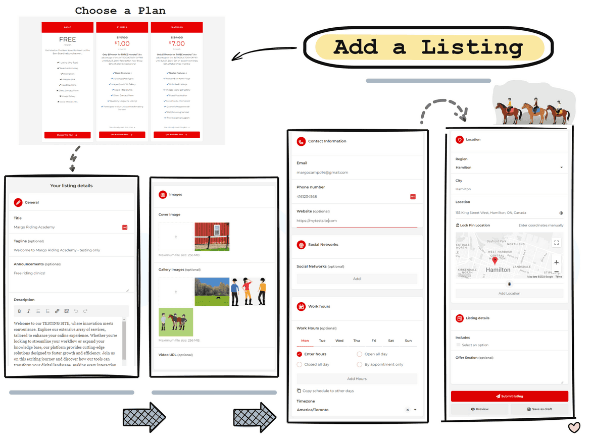 How to Add a Business Listing - The Barn Board